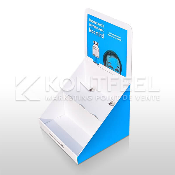 Plv De Comptoir En Carton Kontfeel Mise En Avant Dans Magasins